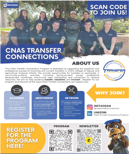 CNAS Transfer Connections Join Flyer 2024 | CNAS Transfer Connections